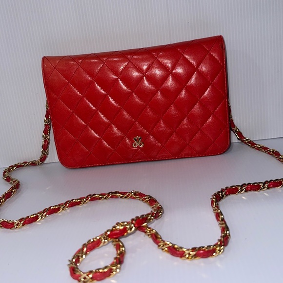 Jay Herbert | Bags | Vintage Jay Herbert Cherry Red Quilted Soft ...